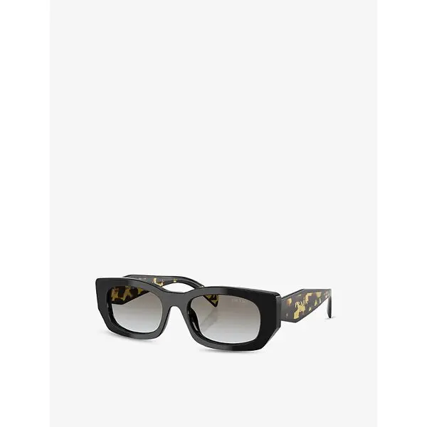 Prada Pillow-frame Acetate Sunglasses