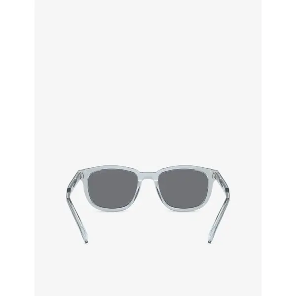 Prada Acetate Square Frame Sunglasses - Blue
