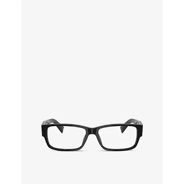 Prada B09v Branded Sides Acetate Sunglasses - Black