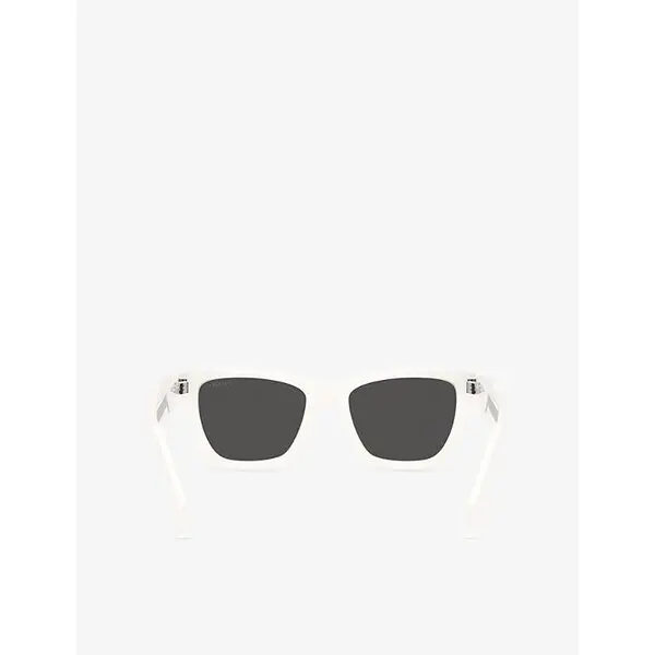 Prada Butterfly-frame Acetate Sunglasses - White