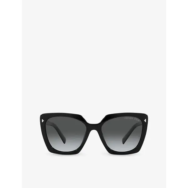 Prada Pr 23zs Square-frame Acetate Sunglasses - Black