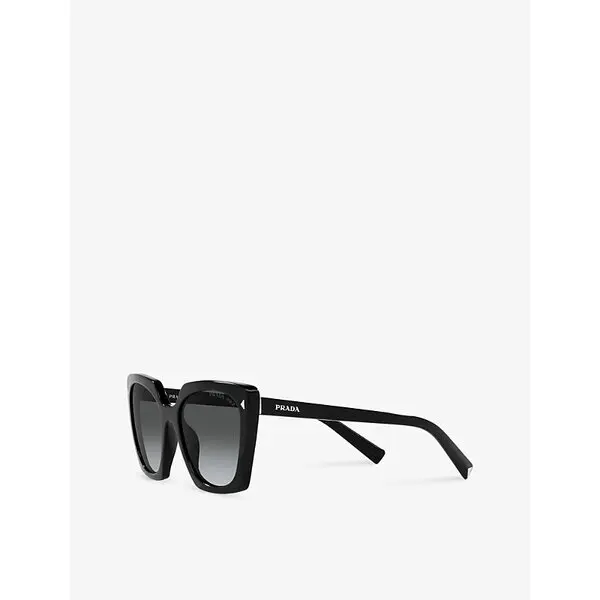Prada Pr 23zs Square Acetate Sunglasses - Black