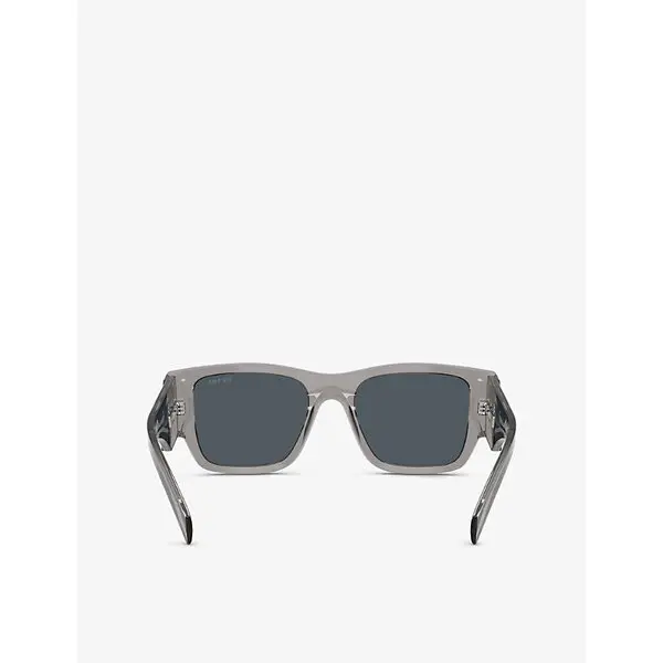 Prada Square-frame Acetate Sunglasses - Grey