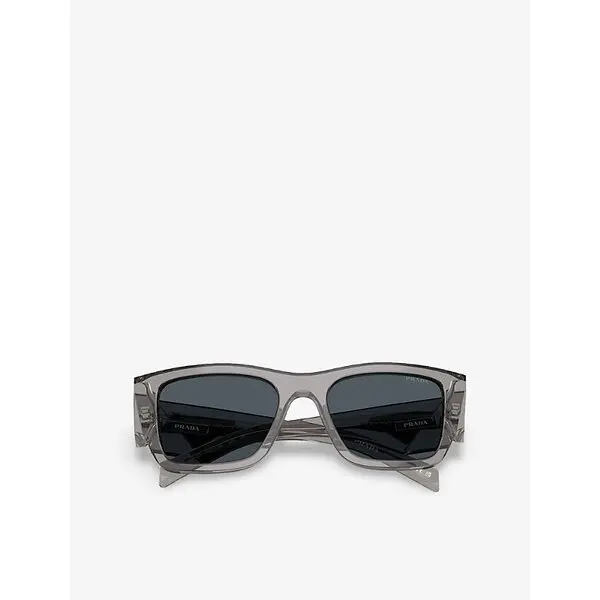 Prada Square-frame Acetate Sunglasses - Grey