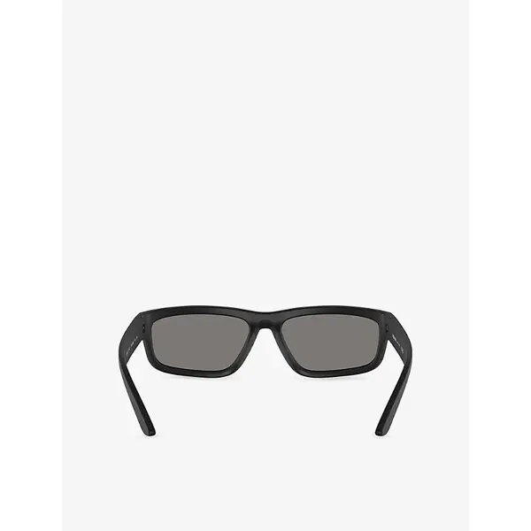 Prada Rectangular Frame Acetate Sunglasses