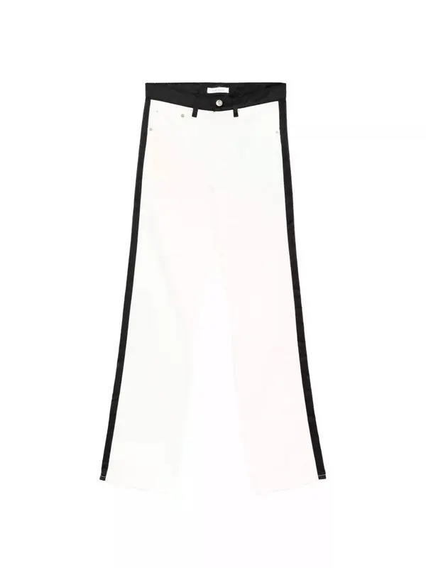 WALES BONNER Twill Five-pocket Jeans - Neutrals