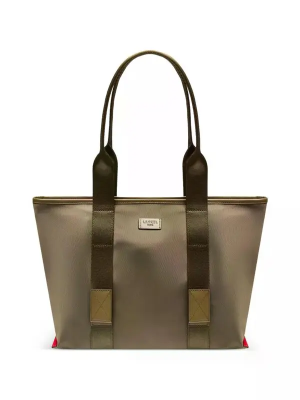 LANCEL Medium Mistral Rollable Zip Tote Bag - Green
