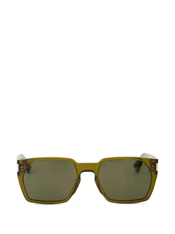 Saint Laurent Sl 894 Rectangle Frame Sunglasses - Brown