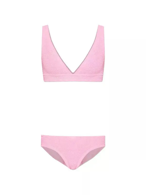 Hunza G Angel Crinkle Bikini - Pink