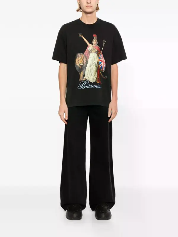 MELT Graphic-print T-shirt - Black