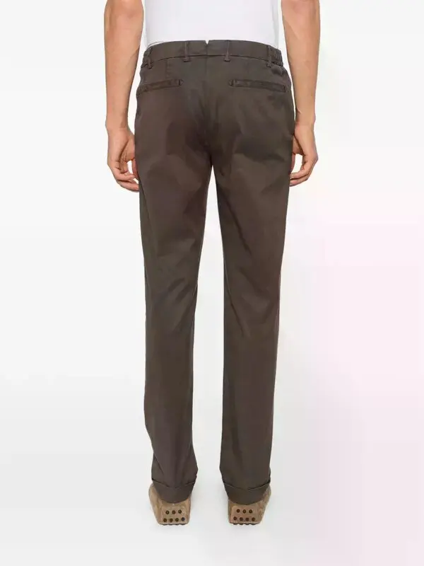 BERWICH Pleated Tailored Trousers - Brown
