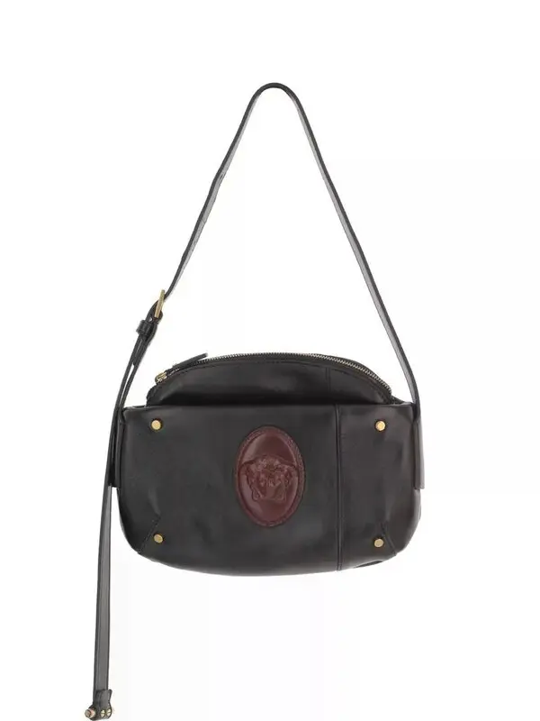 Versace Medallion Shoulder Bag - Black