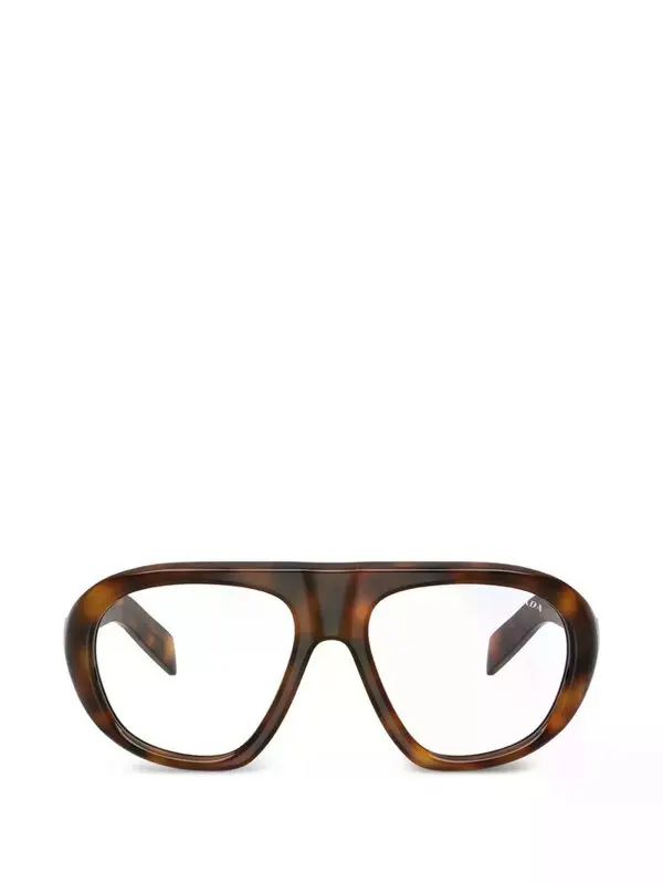 Prada Pilot-frame Sunglasses - Brown