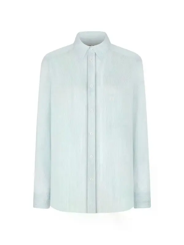 BLAZÉ MILANO Pinstripe Shirt - Blue