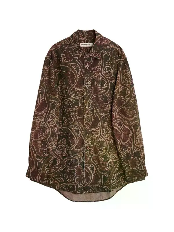 Our Legacy Vast Paisley-print Shirt