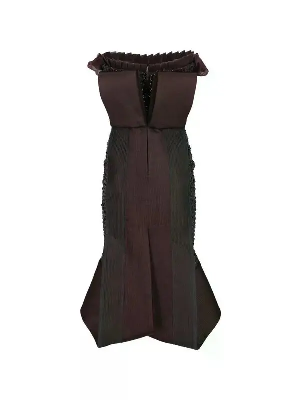 Gianfranco Ferre Sequin Embellished Flared Dress