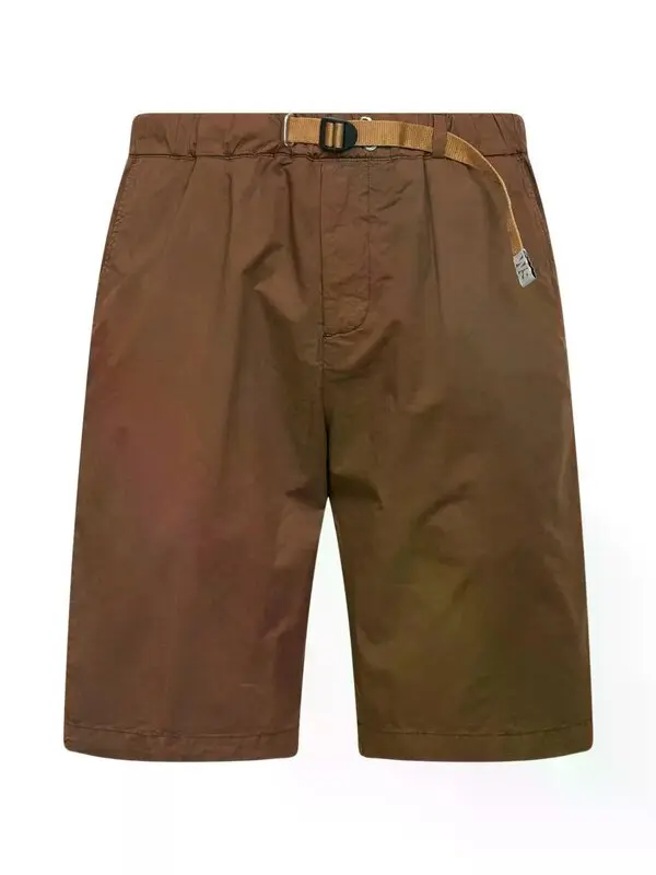 WHITE SAND Belted Waist Shorts