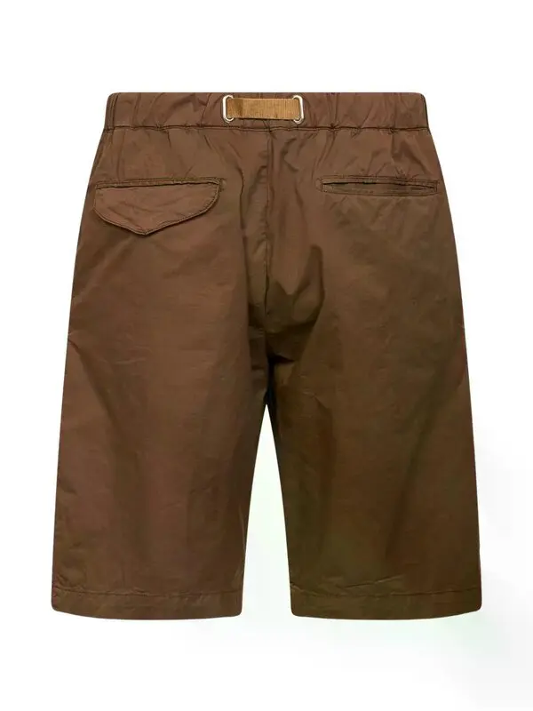 WHITE SAND Belted Waist Shorts