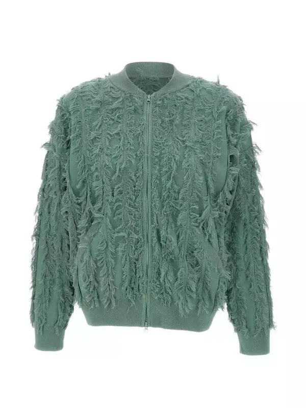 KANGRA Frayed Zip Jacket
