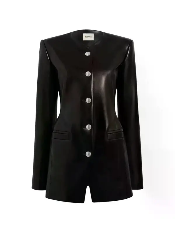 Khaite Naran Button Jacket - Black