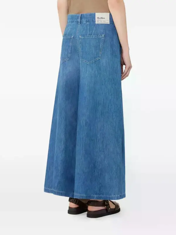 Max Mara Cropped Wide-leg Jeans