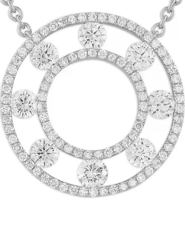 LB EXCLUSIVE Diamond Circle Pendant Necklace, 1.70 Carats