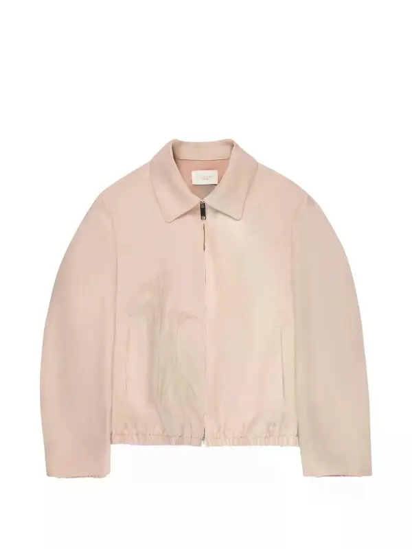 SLOWEAR Floral Embroidered Bomber Jacket