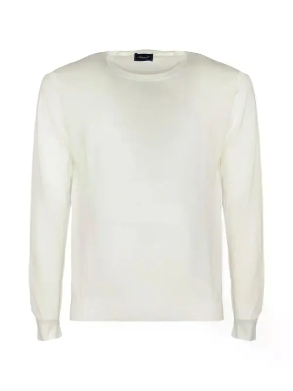 DRUMOHR Long-sleeved Cotton Knit Sweater