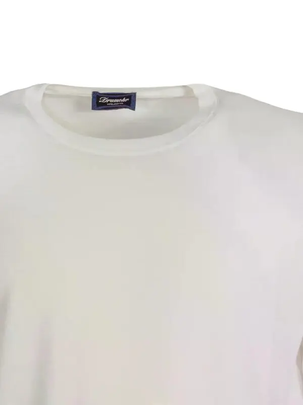 DRUMOHR Long-sleeved Cotton Knit Sweater