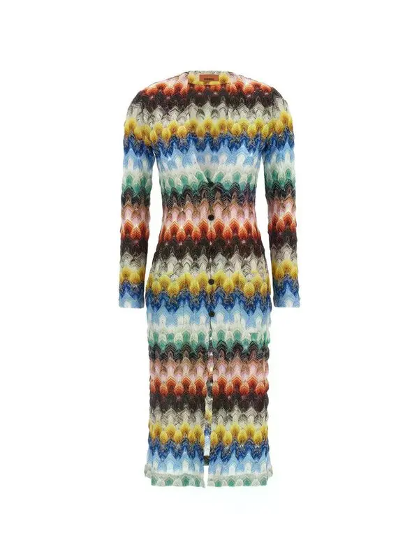 Missoni Lamé Lace Cardigan - Blue