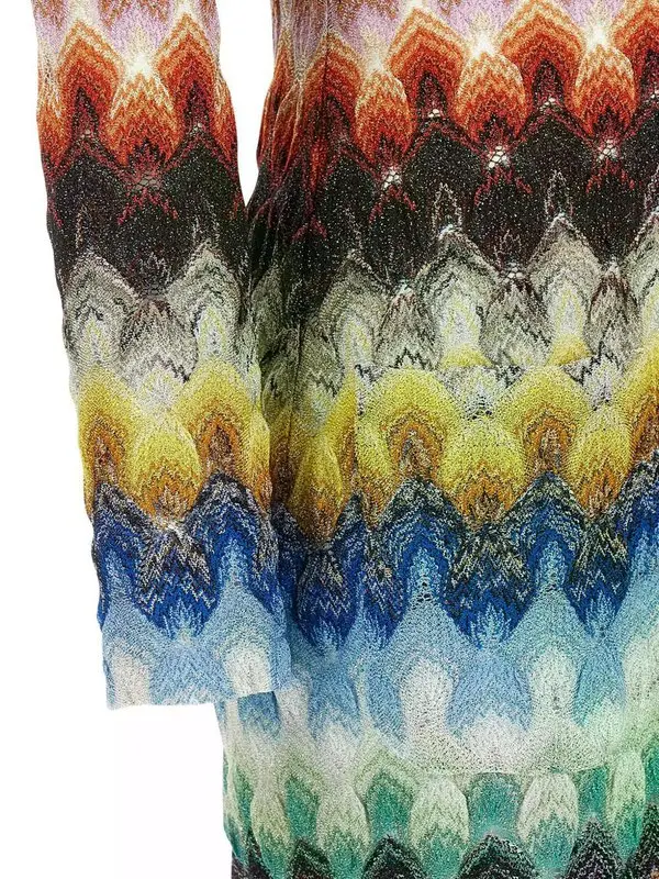 Missoni Lamé Lace Cardigan - Blue