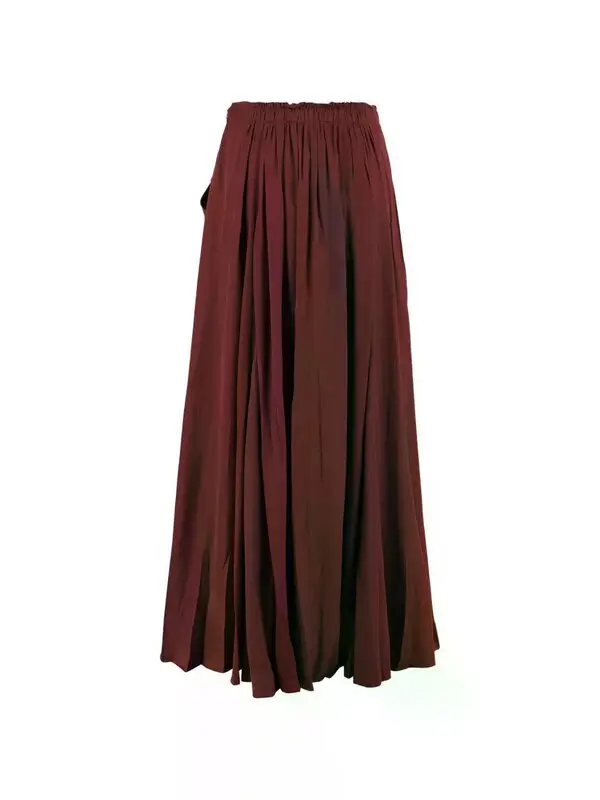 SA SU PHI Gathered Detail Skirt - Red