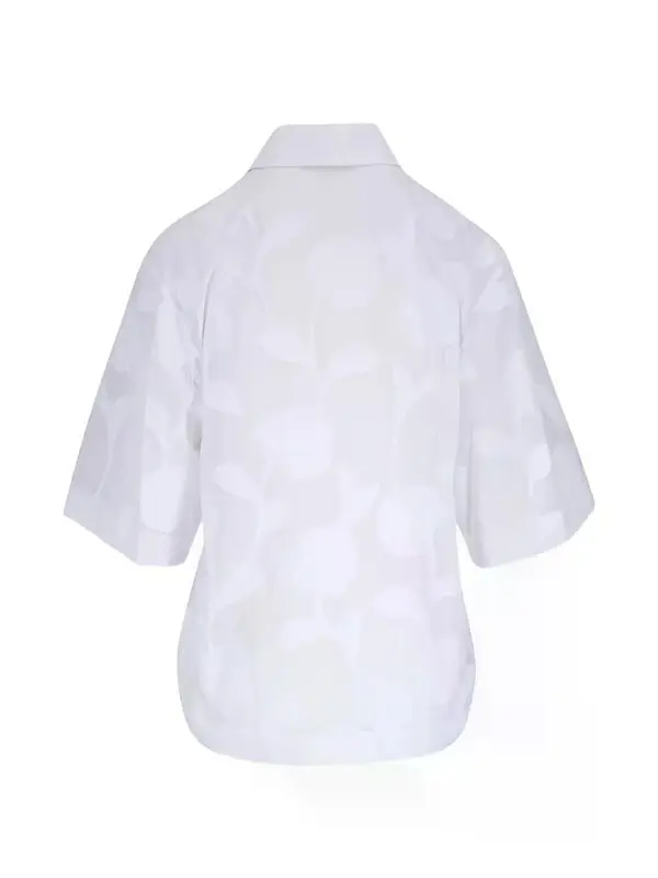 Michael Kors Short Sleeve Floral Shirt - White
