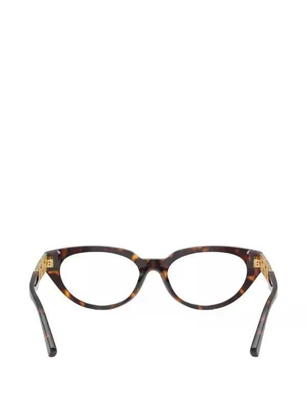 Versace Geometric Frame Eyeglasses