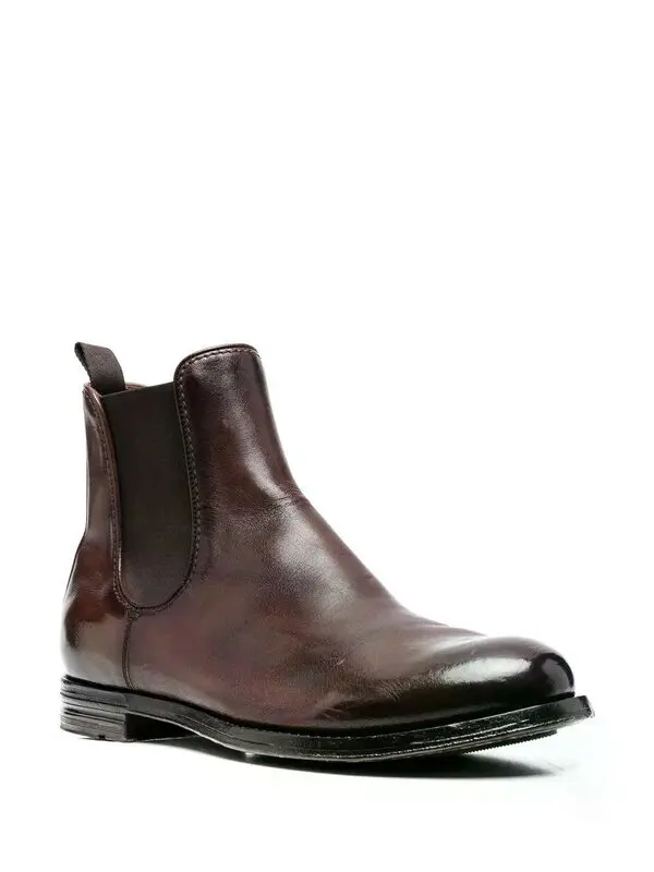 Officine Creative Anatomia Leather Chelsea Boots