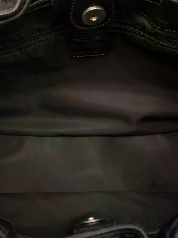 Dior 2008 Nylon Cannage Handbag - Brown