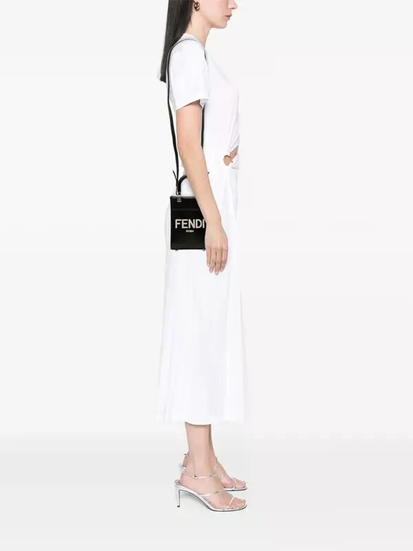 Fendi Mini Leather Sunshine Shopper Tote Satchel