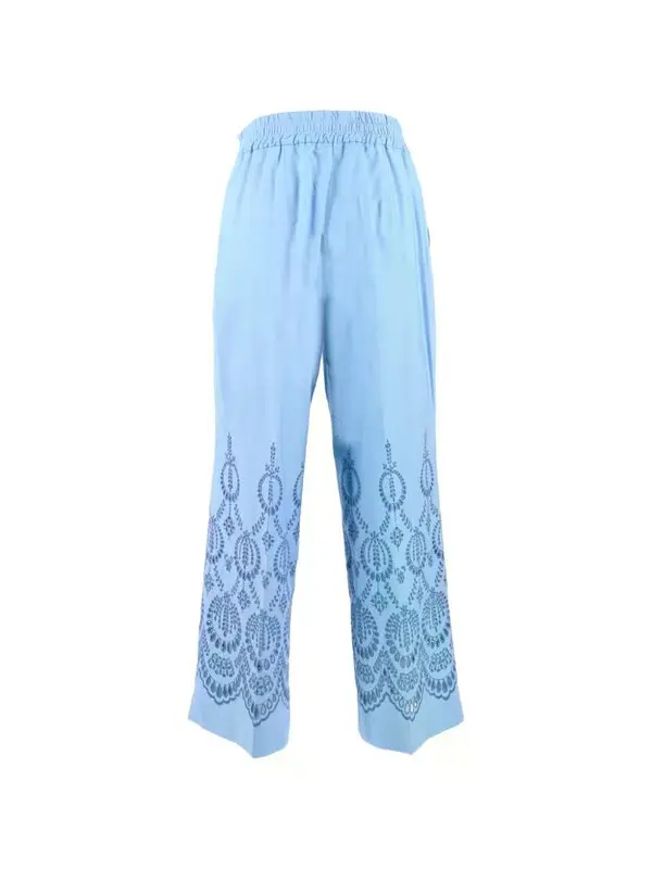 P.a.r.o.s.h Embroidered Trousers - Blue