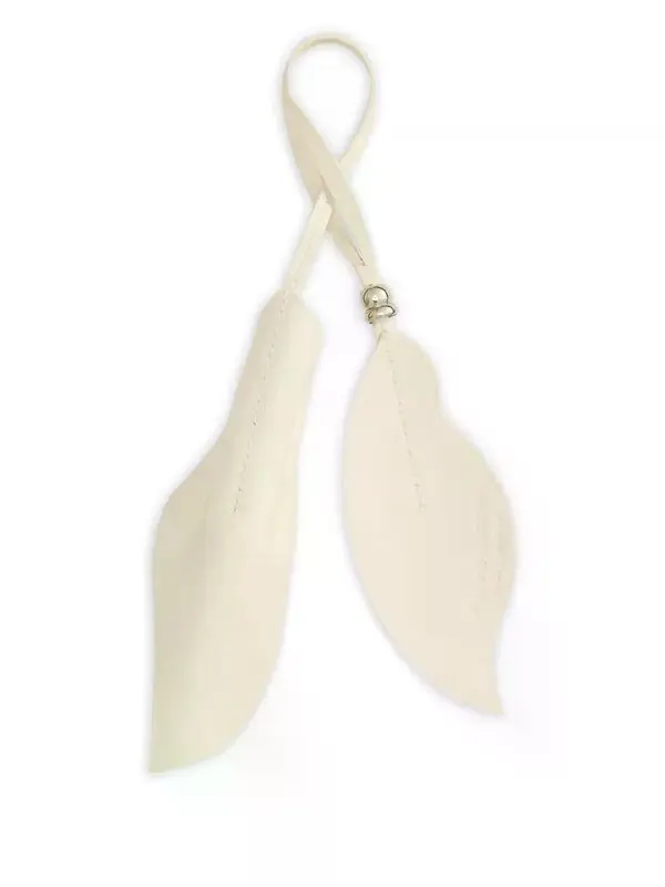 Ralph Lauren Floral Calfskin Bag Charm - Neutrals