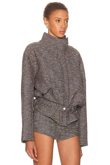 ENTIRE STUDIOS Contrast Aviator Jacket