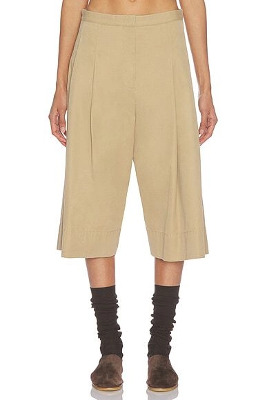 THE ROW Kalyan Cropped Trousers - Sand