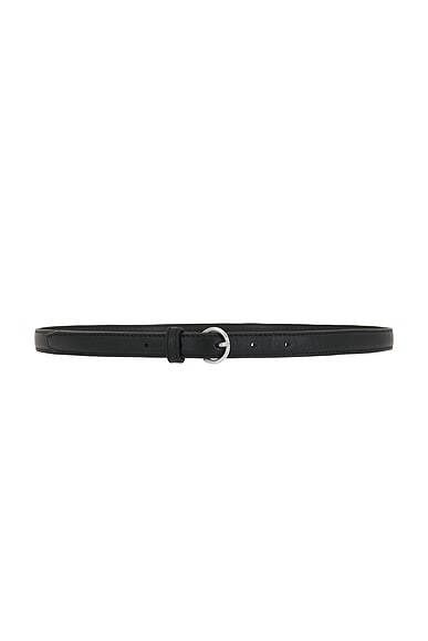 ST. AGNI Minimal Slim Belt - Black