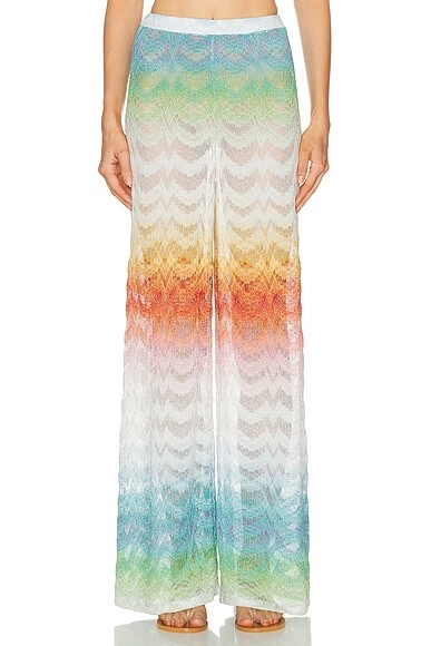 Missoni Metallic Knit Trousers - Multicolor