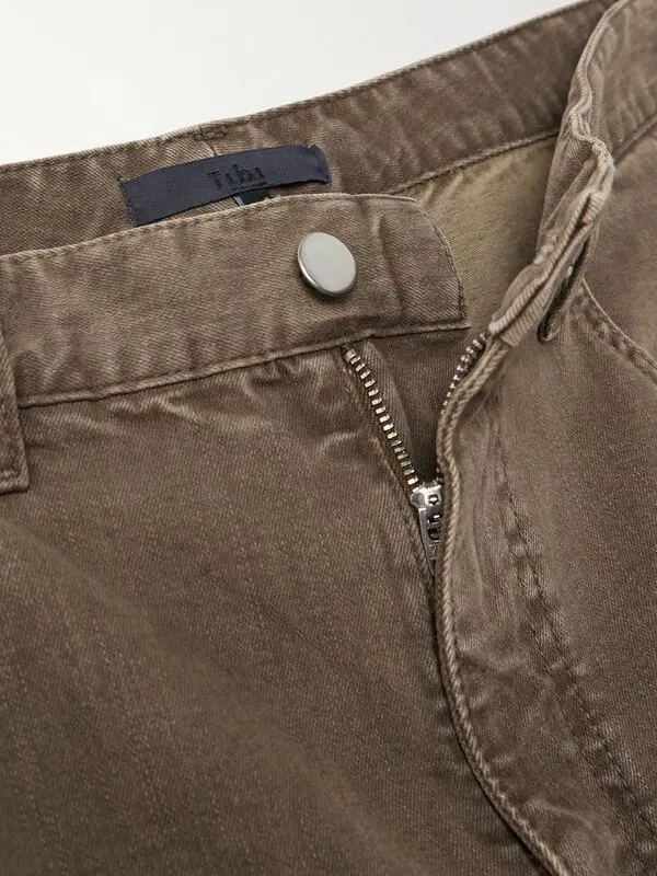 Tibi Mid-rise Tapered Jeans