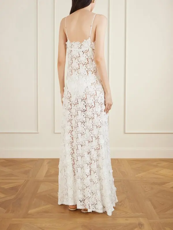 Miguelina Jaquelyn Lace Maxi Dress