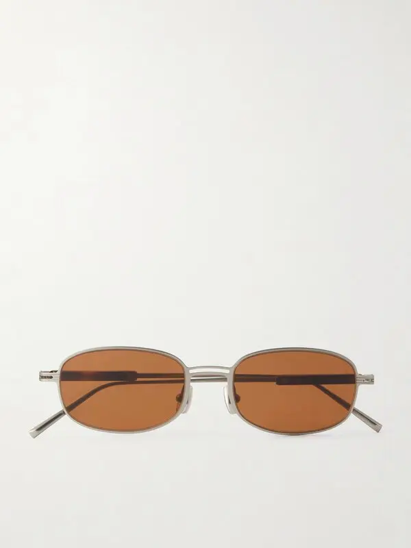Brunello Cucinelli Tone Acetate Sunglasses - Silver