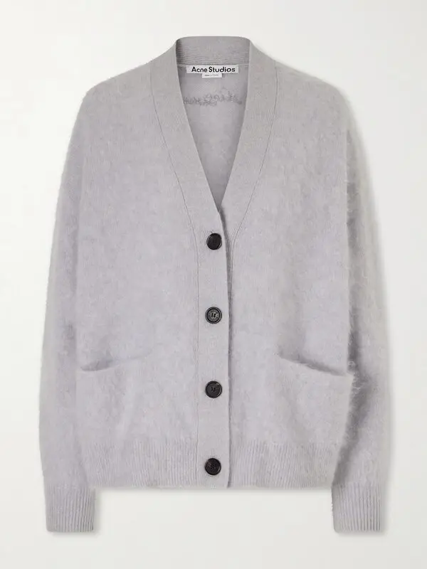 Acne Studios Cashmere Cardigan - Gray