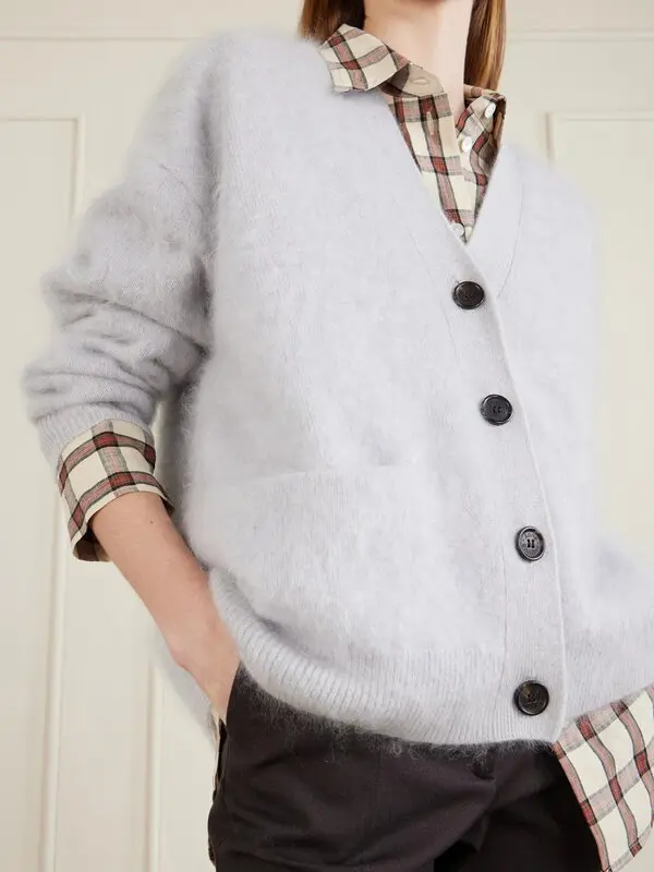 Acne Studios Cashmere Cardigan - Gray