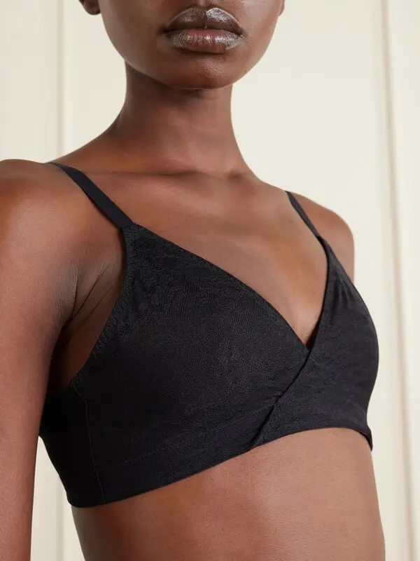 Spanx Stretch Lace Triangle Bralette