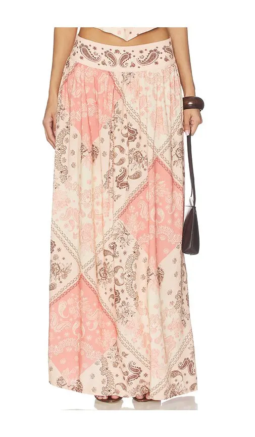 Agua Bendita X Revolve Tropic Maxi Skirt - Multicolor